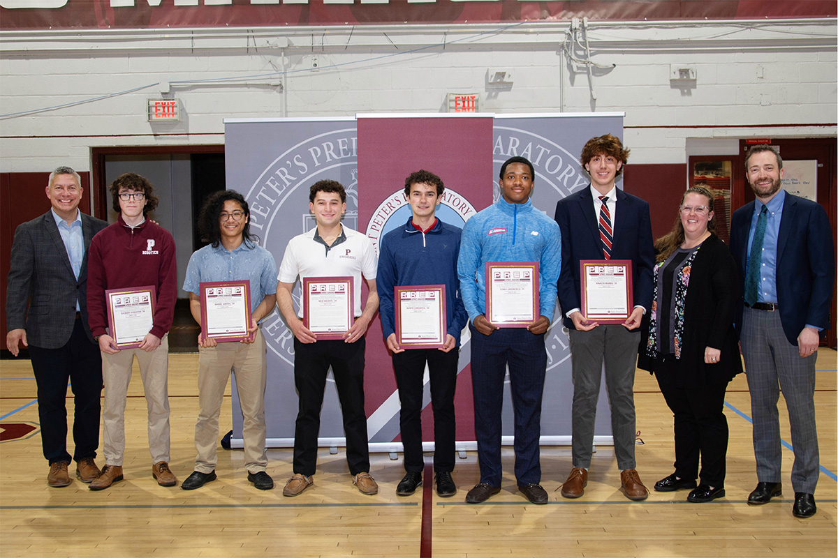 Six Upperclassmen Receive Spirit Awards - Saint Peter's Prep
